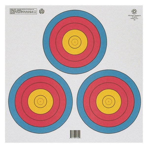 Maple Leaf FT-40cm 3 Spot Target Face – Summit Archery Supply